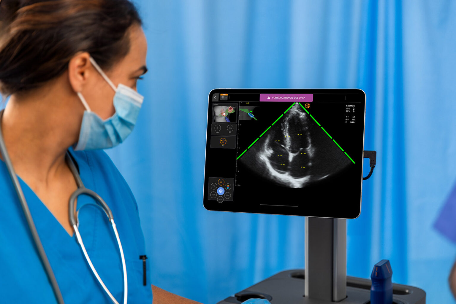 Point of Care Ultrasound Technology (POCUS) With AI | EchoNous